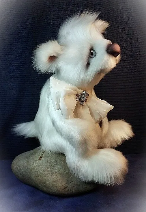 Marshmallow Fluff by Kara's Bears - Bear Pile