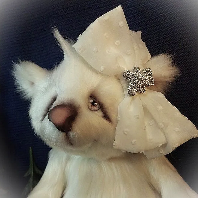 Marshmallow Fluff by Kara's Bears - Bear Pile