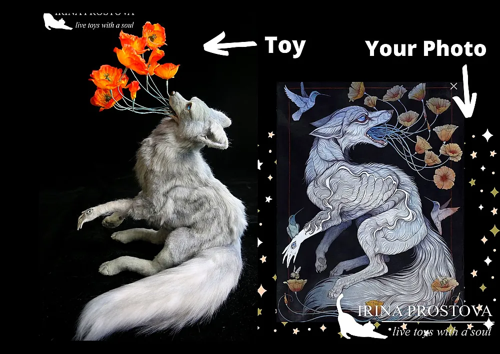 Wolf fantasy by Irina Prostova - Bear Pile