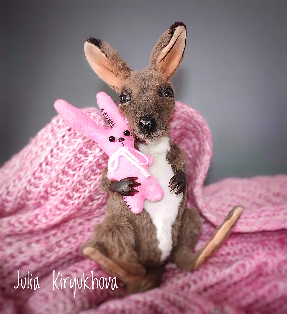 Baby kangaroo by Julia Kiryukhova - Bear Pile