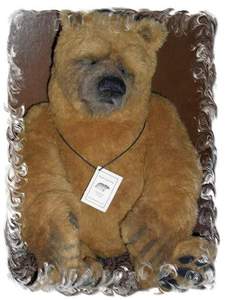 Lillian Hopper of old post office bears by Dawn Jellis-Jones - Bear Pile
