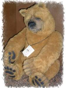 Lillian Hopper of old post office bears by Dawn Jellis-Jones - Bear Pile