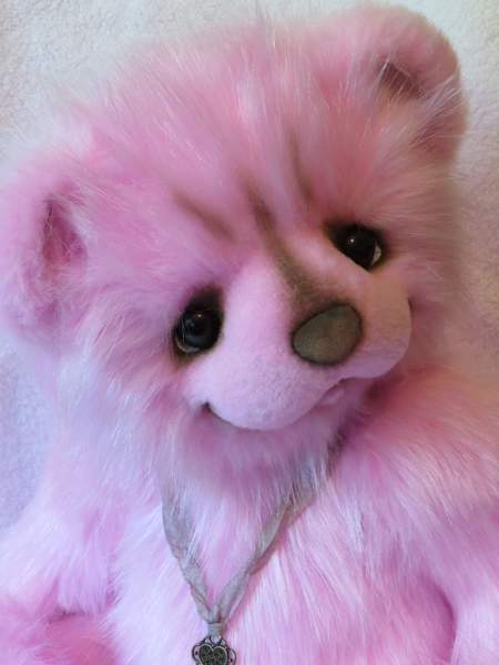 PINK BEAR AND HIS FRIEND by Tatiana Logvinenko - Bear Pile