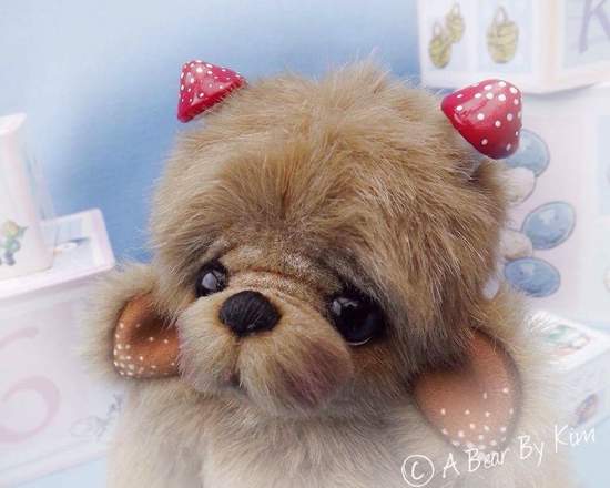 Wrinkled nose toadstool monster by A bear by kim - Bear Pile