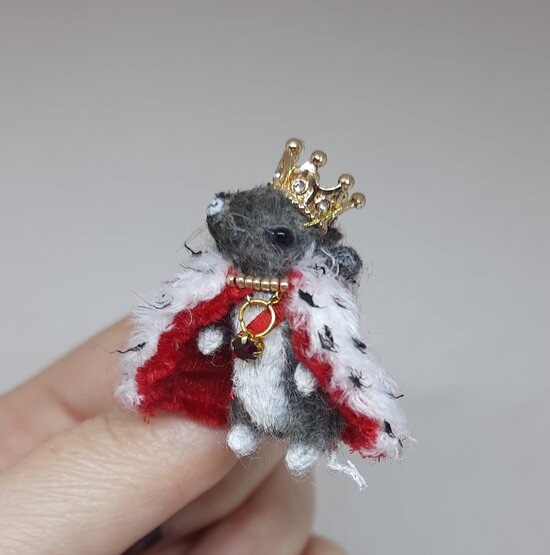 Grey mouse by Volkova Natalya - Bear Pile