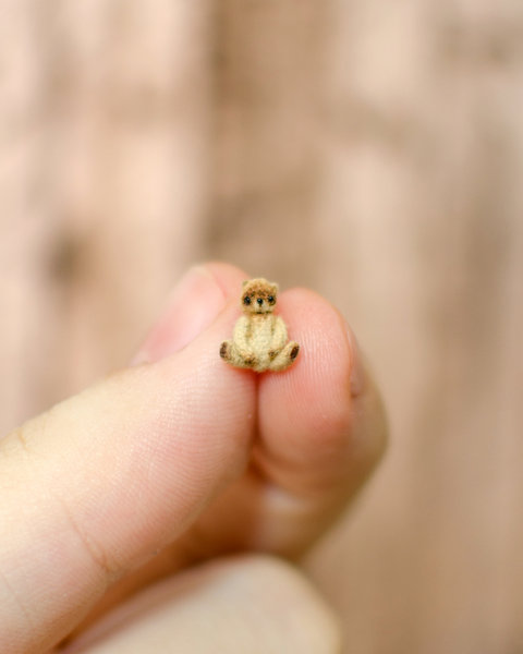 Micro bear Fred by Plakhotina Irina - Bear Pile
