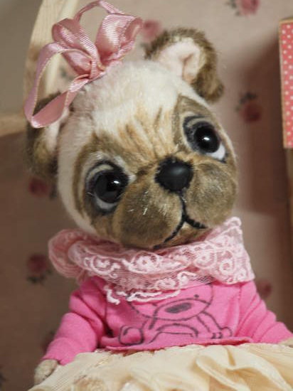 didi pug by skye rose bears - Bear Pile
