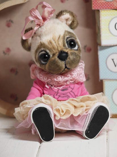 didi pug by skye rose bears - Bear Pile