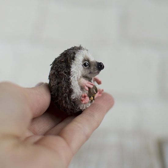 Miniature hedgehog by Kuznetsova Toys - Bear Pile