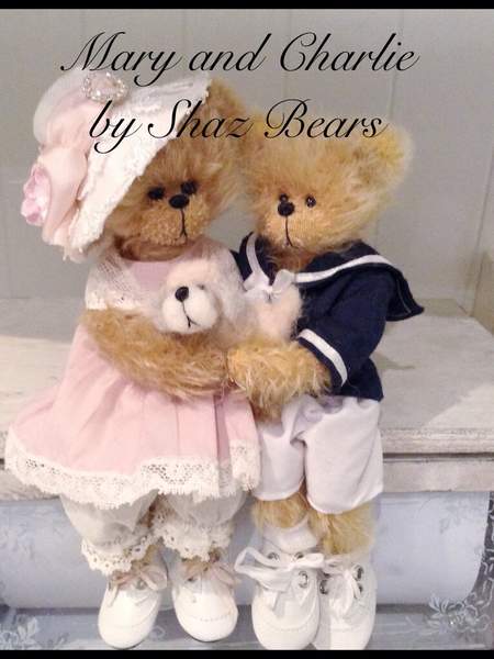 Mary and Charlie by Shaz Bears - Bear Pile