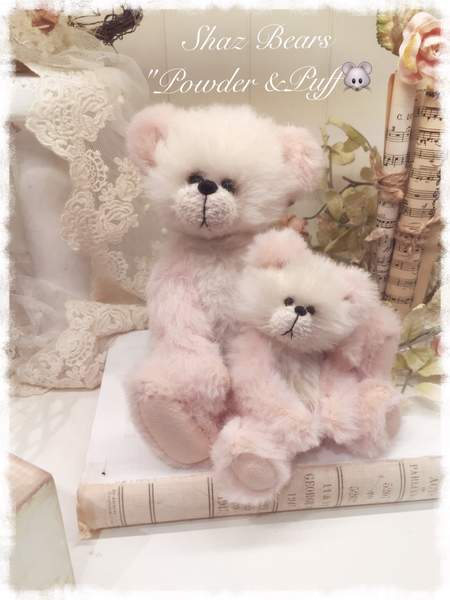 Powder and Puff by Shaz Bears - Bear Pile