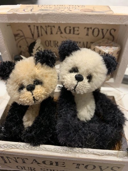 Panda toy box by Shaz Bears - Bear Pile