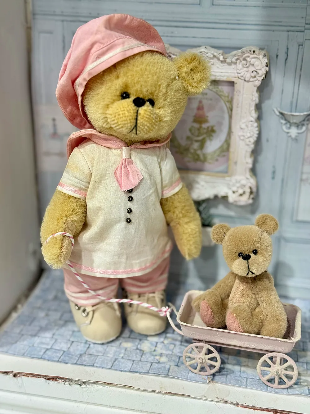 Sailor and Friend by Shaz Bears - Bear Pile