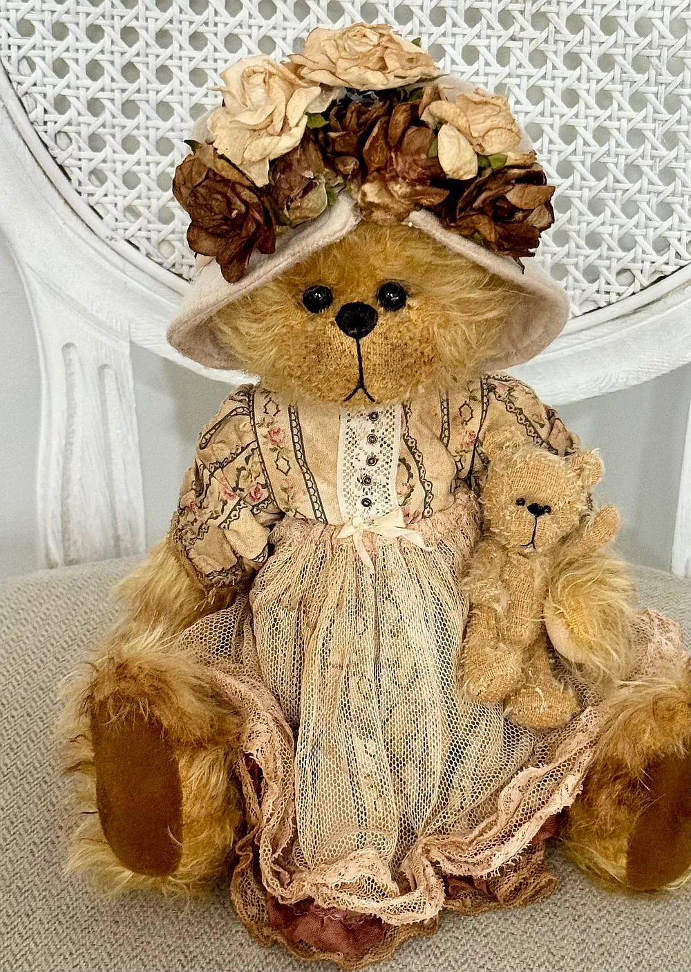 Granny Rose by Shaz Bears - Bear Pile