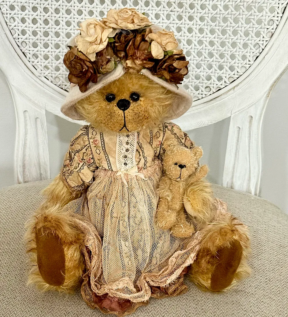 Granny Rose by Shaz Bears - Bear Pile