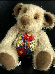 Butterfly a hand embroidered Bear by Bears of Bath - Bear Pile