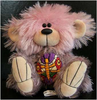 Butterfly Embroidered bear by Bears of Bath - Bear Pile