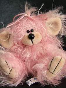 Pink Pocket Bear Candy Floss by Bears of Bath - Bear Pile