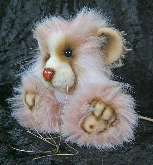 Venice the Fluffy Pink Mousebear by Bears of Bath - Bear Pile