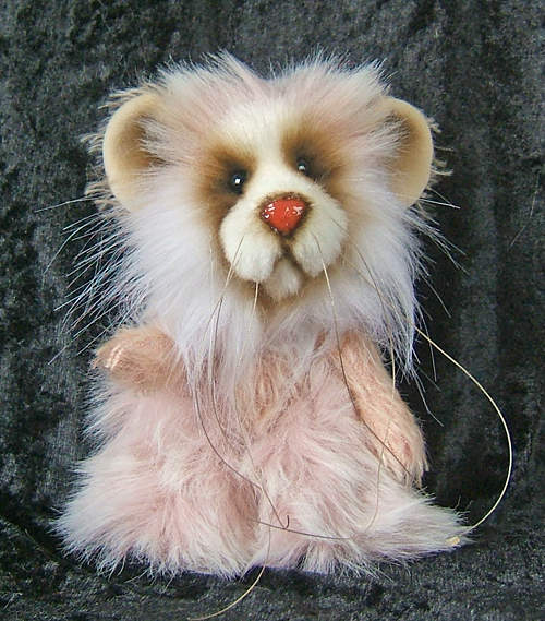 Venice the Fluffy Pink Mousebear by Bears of Bath - Bear Pile