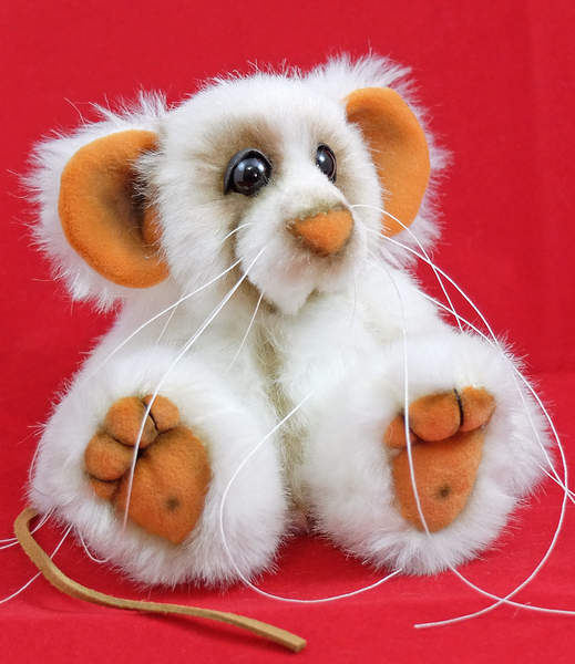 Moonlight a fluffy Mousebear by Bears of Bath - Bear Pile