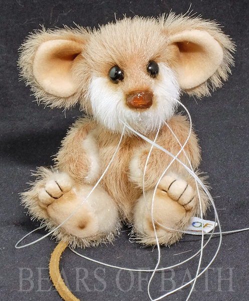 Toffee Fudge a Miniature Mousebear by Bears of Bath - Bear Pile