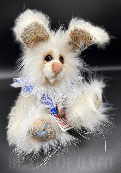 Lewis an Alice in Wonderland White Rabbit by Bears of Bath - Bear Pile