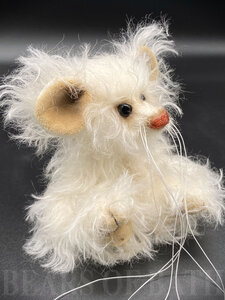 A hand embroidered Poppy Bear by Bears of Bath - Bear Pile