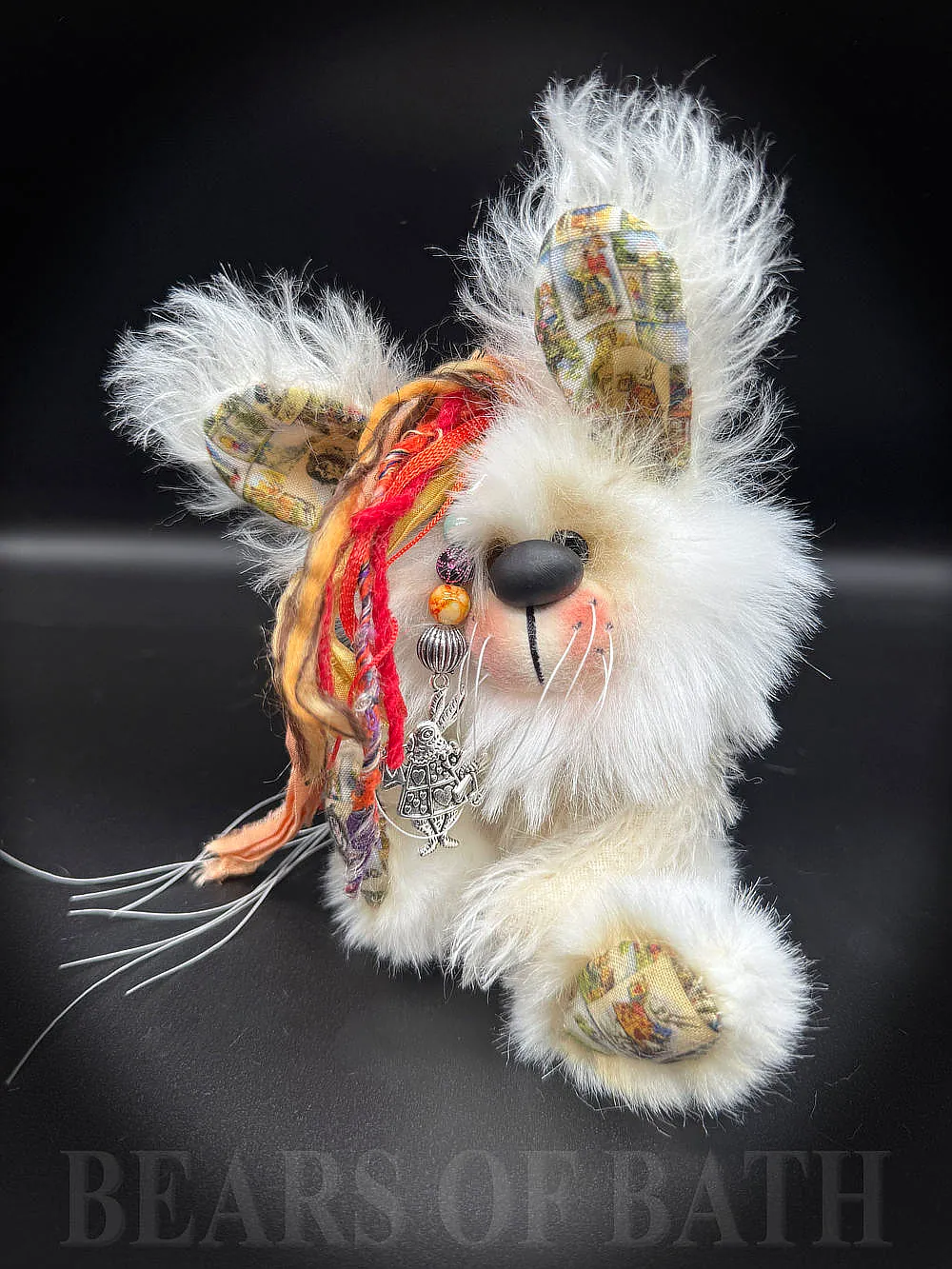 Ghost an Alice in Wonderland White Rabbit by Bears of Bath - Bear Pile