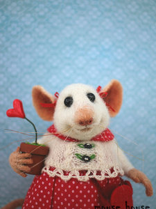 Mouse with a Little Baby Mouse by Alina Senechko - Bear Pile