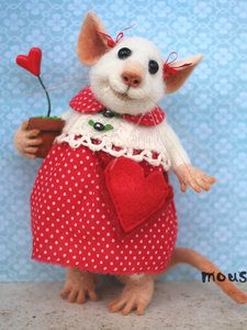 Lavender Mouse by Alina Senechko - Bear Pile