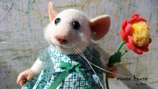 Mouse with a Little Baby Mouse by Alina Senechko - Bear Pile