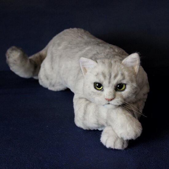 realistic soft toy British Cat by Soboleva Irina - Bear Pile