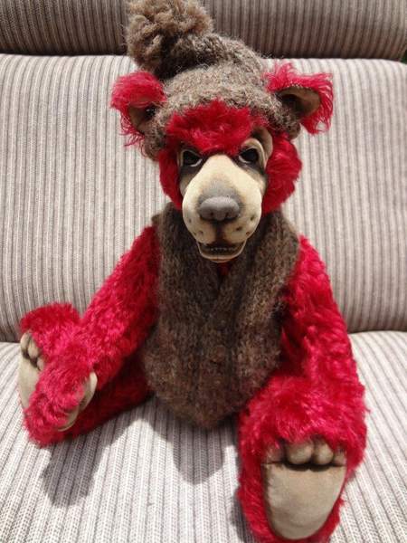 Bell's Stuff Bear N.Z by Sheryl D'Ath - Bear Pile
