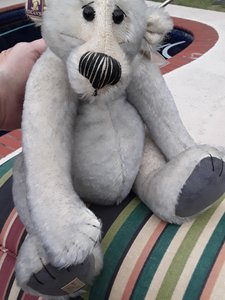 mohair panda by Norine Oshiro-Honolulu - Bear Pile