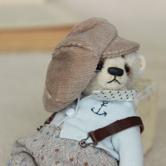 Author's little teddy bear Daddy's big by Klimanova Nataliya - Bear Pile