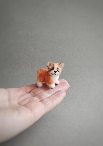 Miniature Corgi Puppy by Irina Suhova - Bear Pile