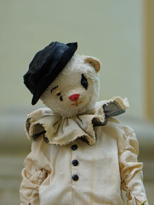 Bear with a doll - Artist Bears and Handmade Bears
