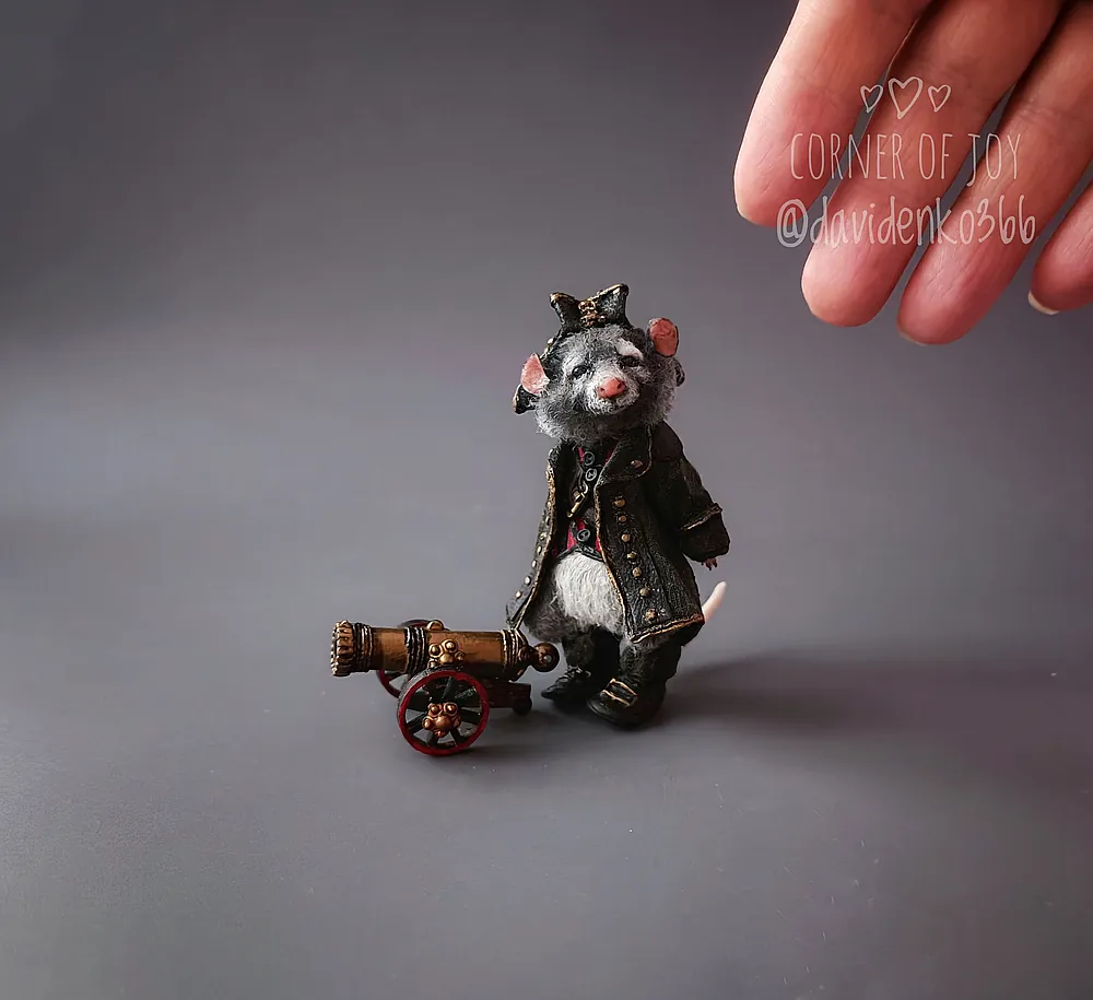 Naval Gunner rat by Елена Давиденко - Bear Pile