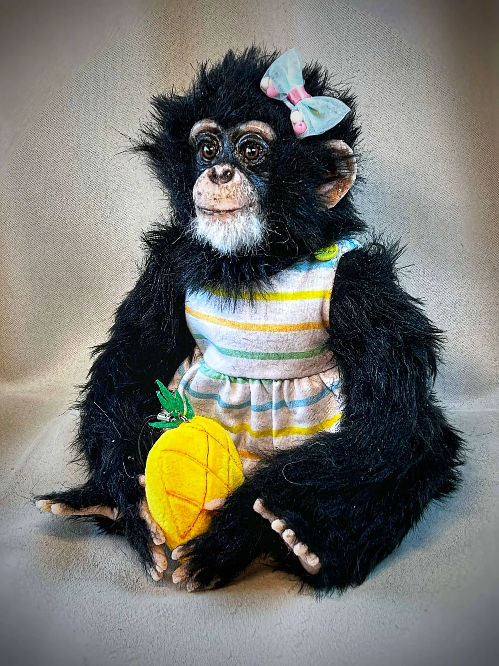 Baby monkey [Sonya] by SandraArt - Bear Pile