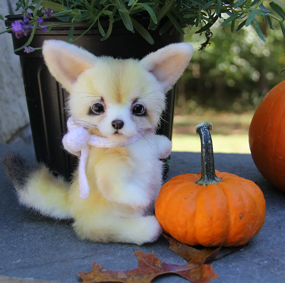 Baby Fennec Fox by Elena Lemerk - Bear Pile