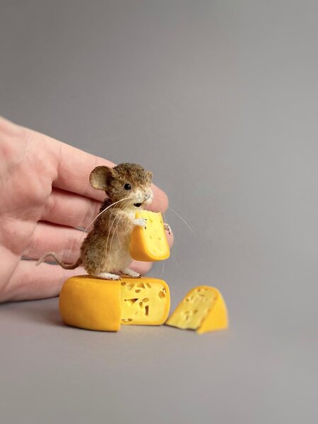 Miniature Mouse by Ekaterina Zhidkova - Bear Pile