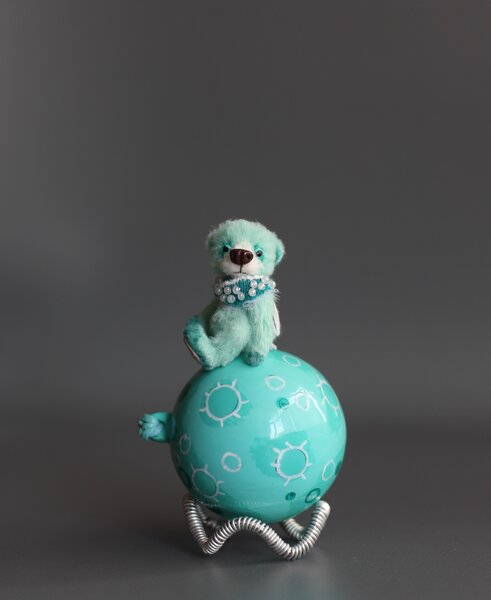 Miniature bear from the planet Uranus by Nataliia Ivanova - Bear Pile