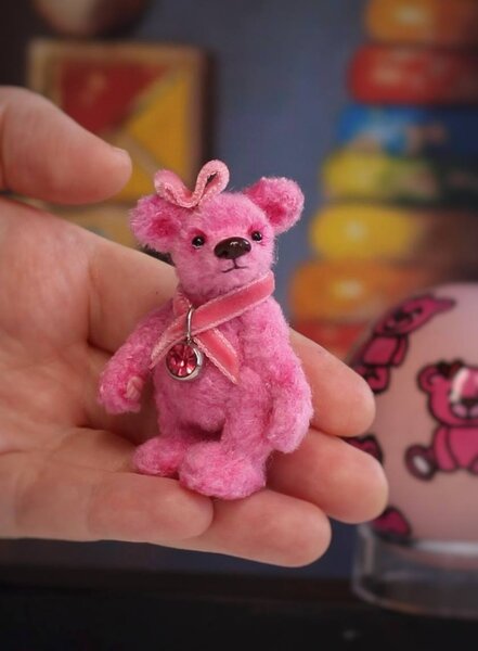 Miniature bear Megan by Nataliia Ivanova - Bear Pile