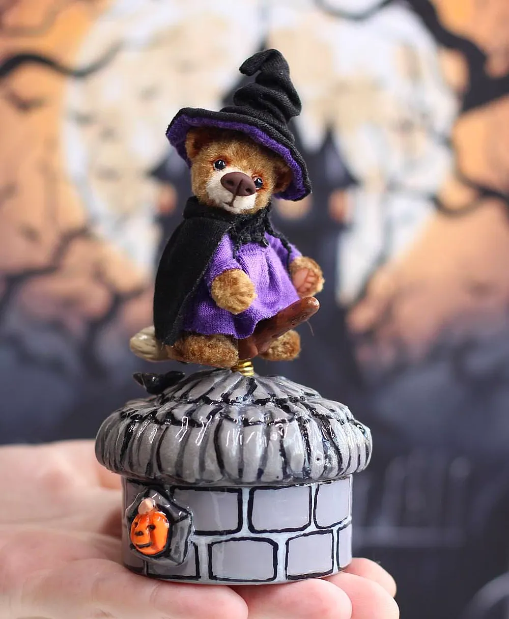 Little Witch by Nataliia Ivanova - Bear Pile