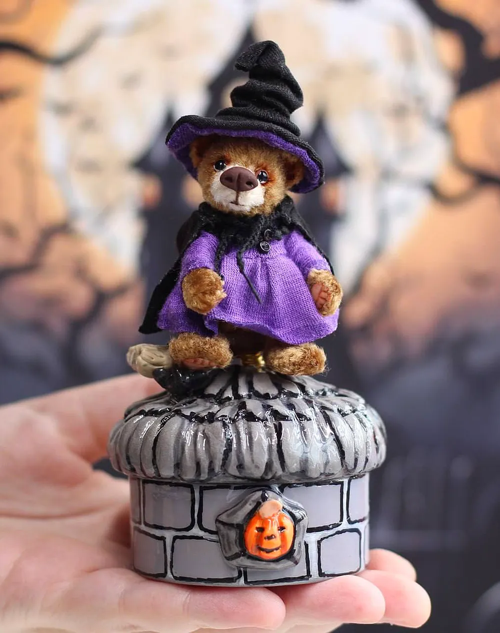 Little Witch by Nataliia Ivanova - Bear Pile