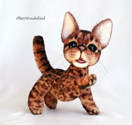 The Bengal Cat by Alisa Shangina - Bear Pile