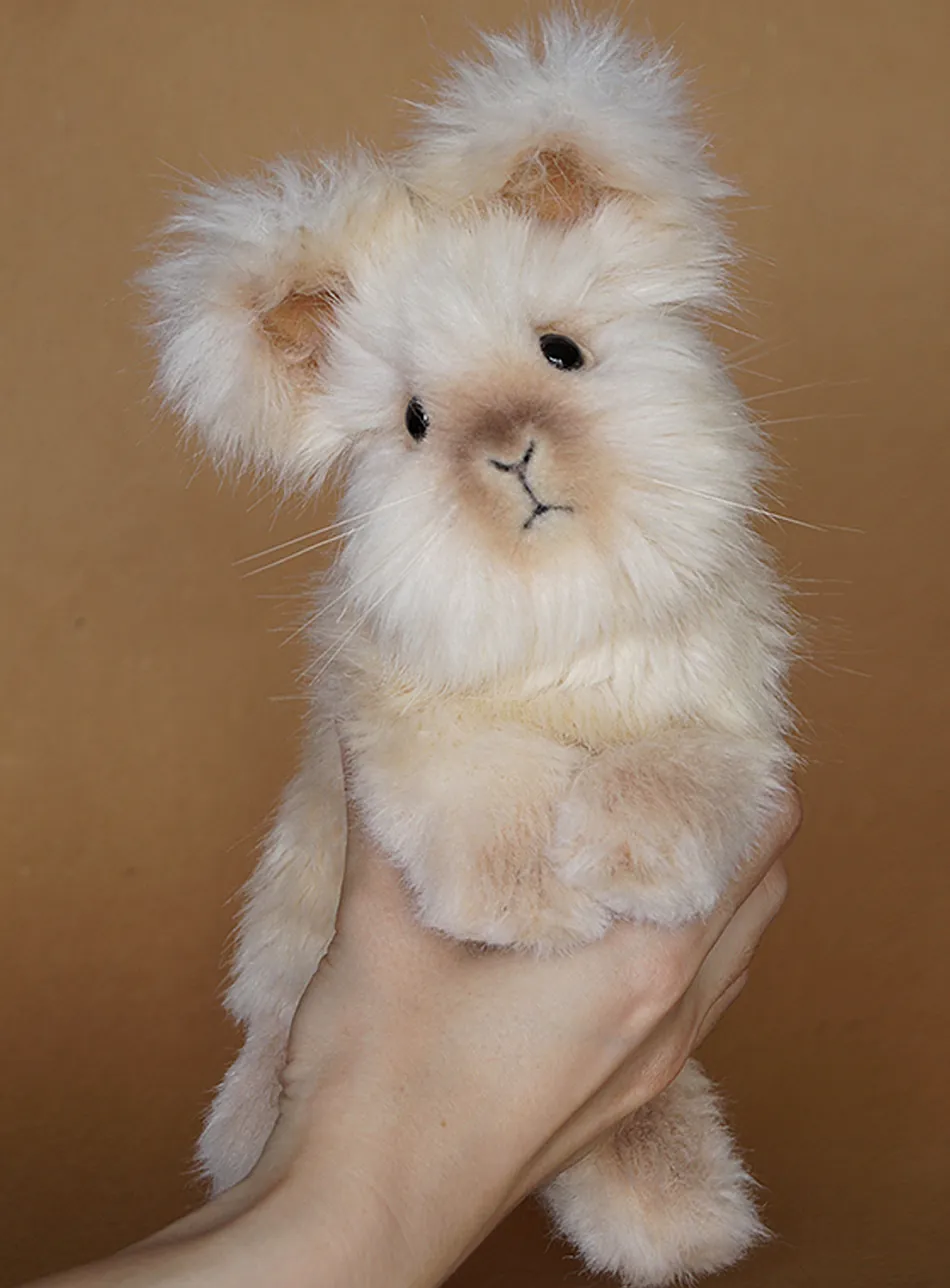 Angora Bunny Puff by Tanya Reshetniakova - Bear Pile