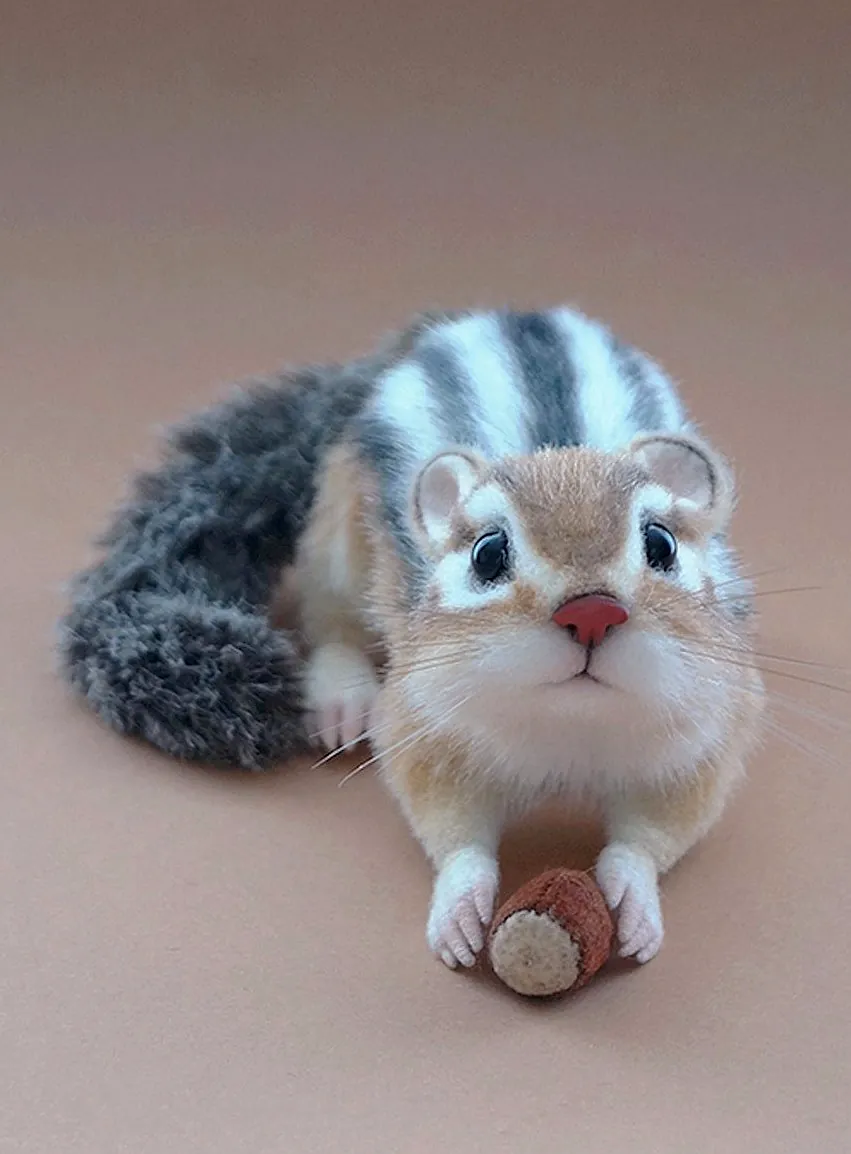 Chipmunk Nutsie by Tanya Reshetniakova - Bear Pile