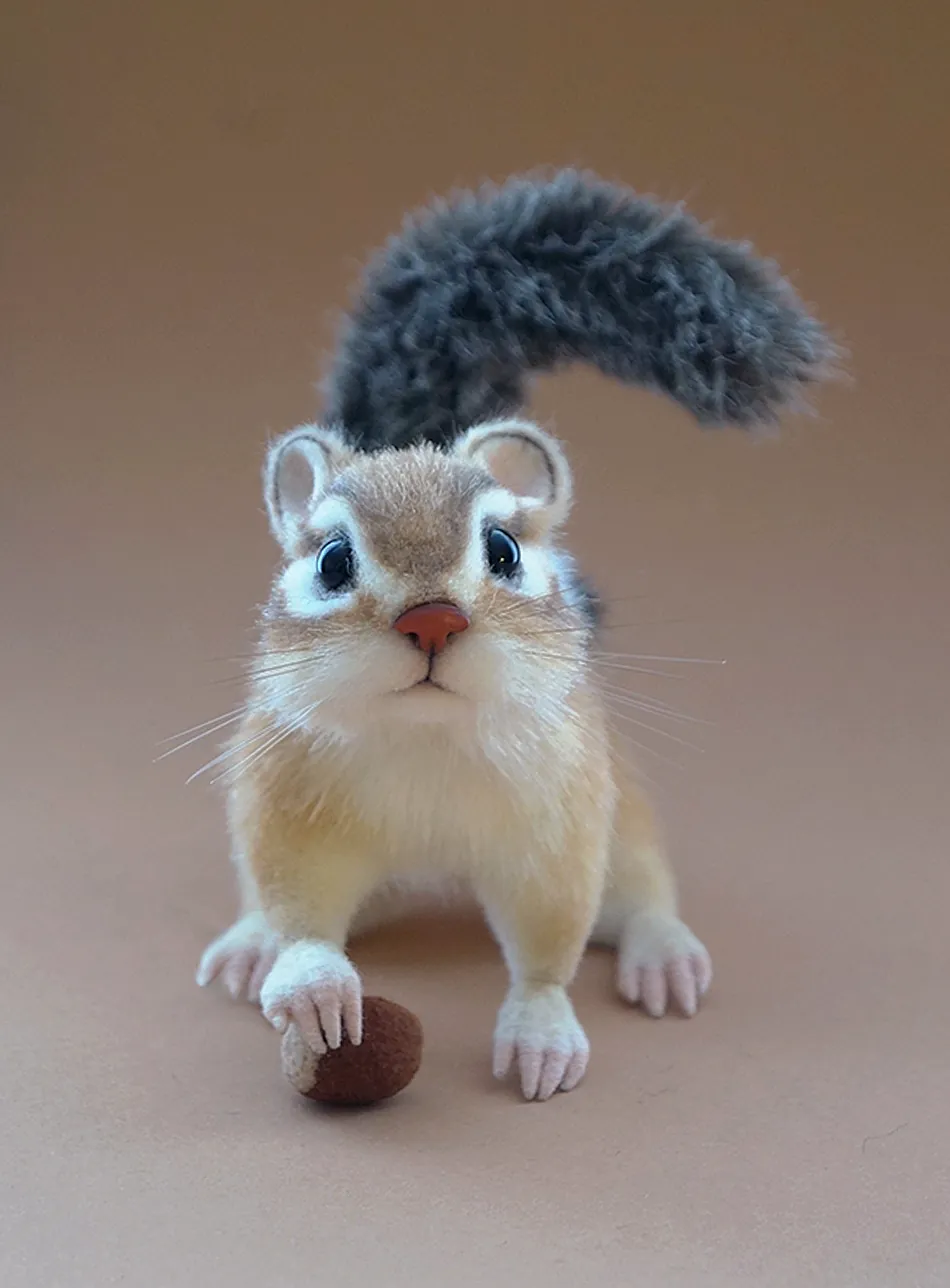 Chipmunk Nutsie by Tanya Reshetniakova - Bear Pile